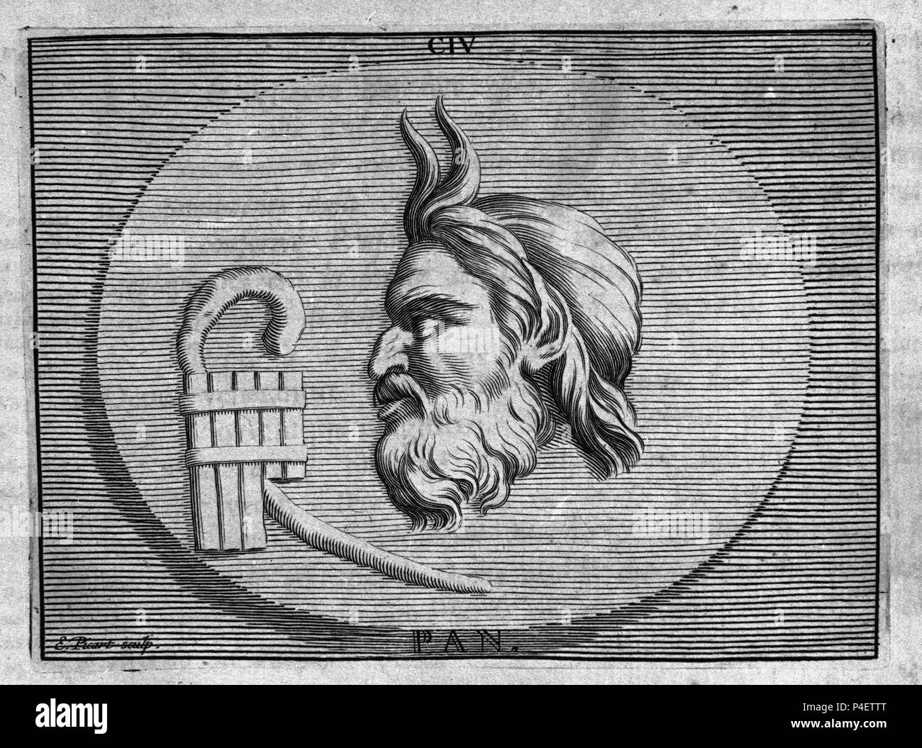 Pan griechischen gott Schwarzweiß-Stockfotos und -bilder - Alamy