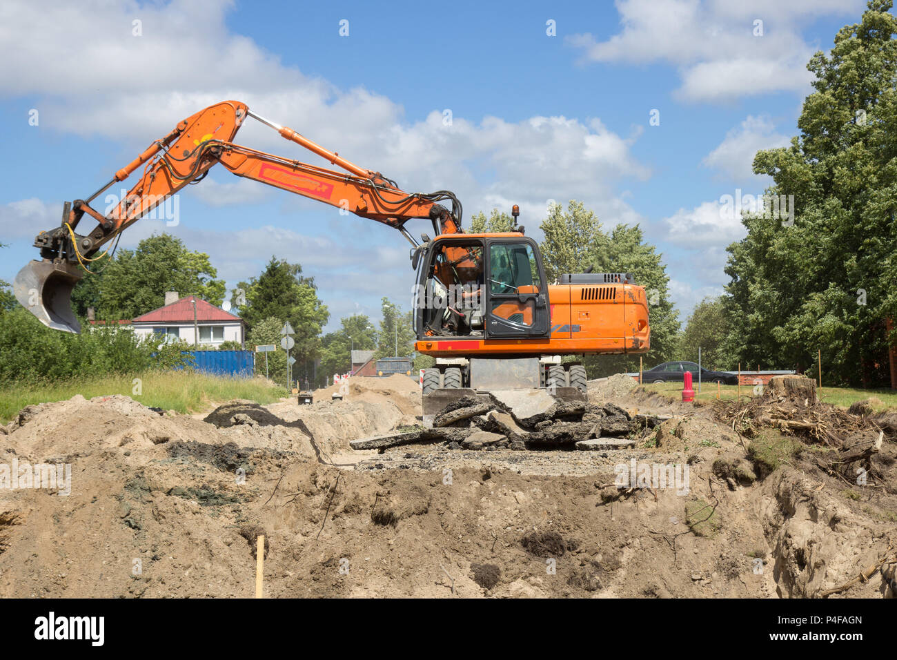 Baggerfahrer arbeit -Fotos und -Bildmaterial in hoher Auflösung – Alamy
