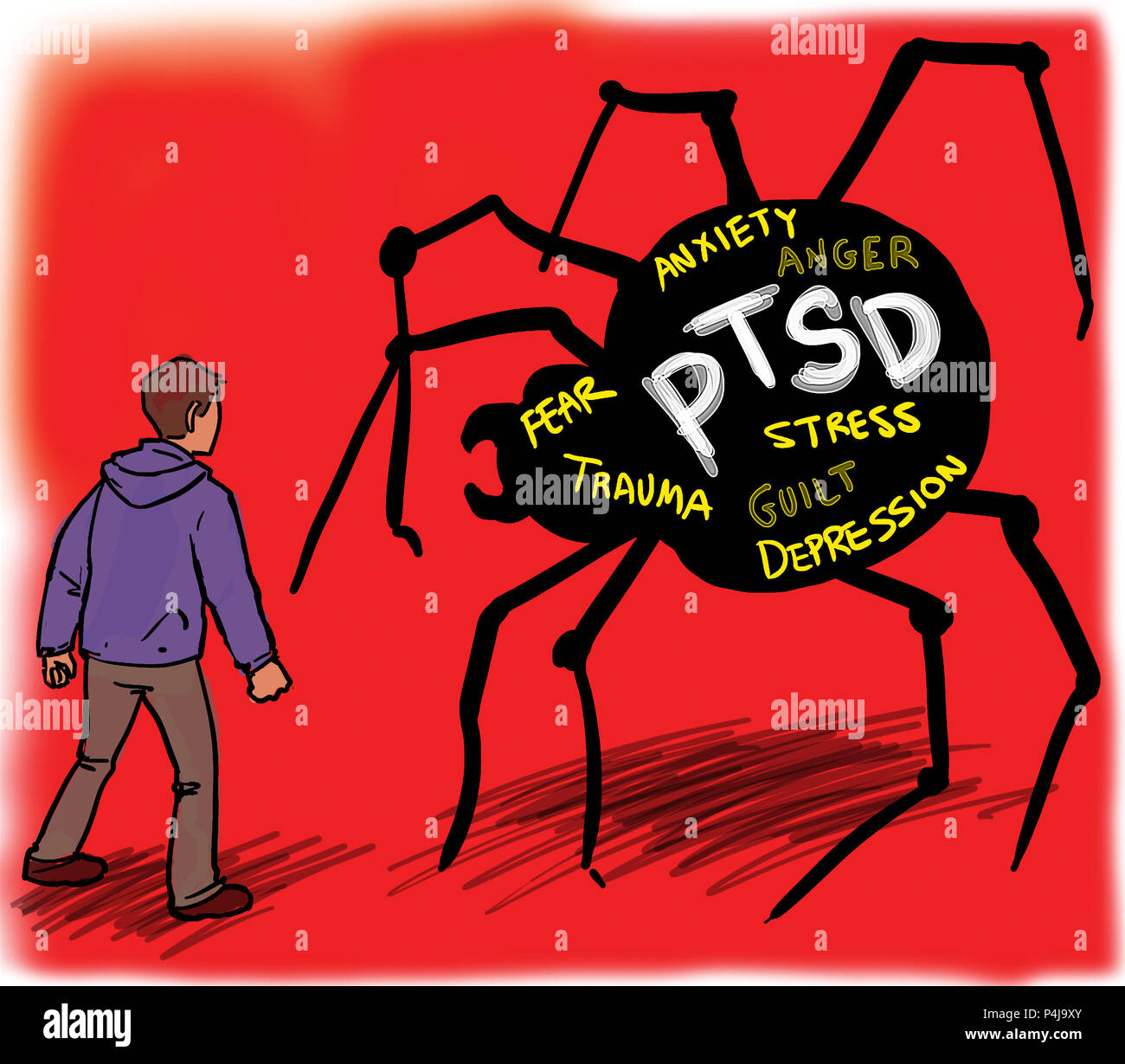 Disturbo post traumatico da stress -Fotos und -Bildmaterial in hoher ...