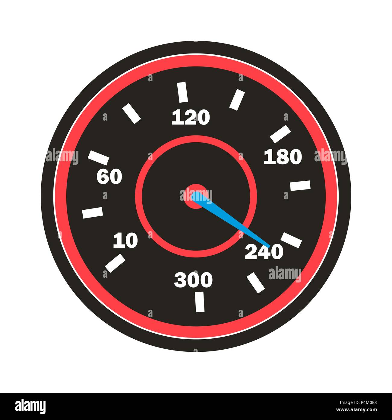 Tachometer Symbol Vektor. Sport Auto Runde Tachometer. Isolierte ...