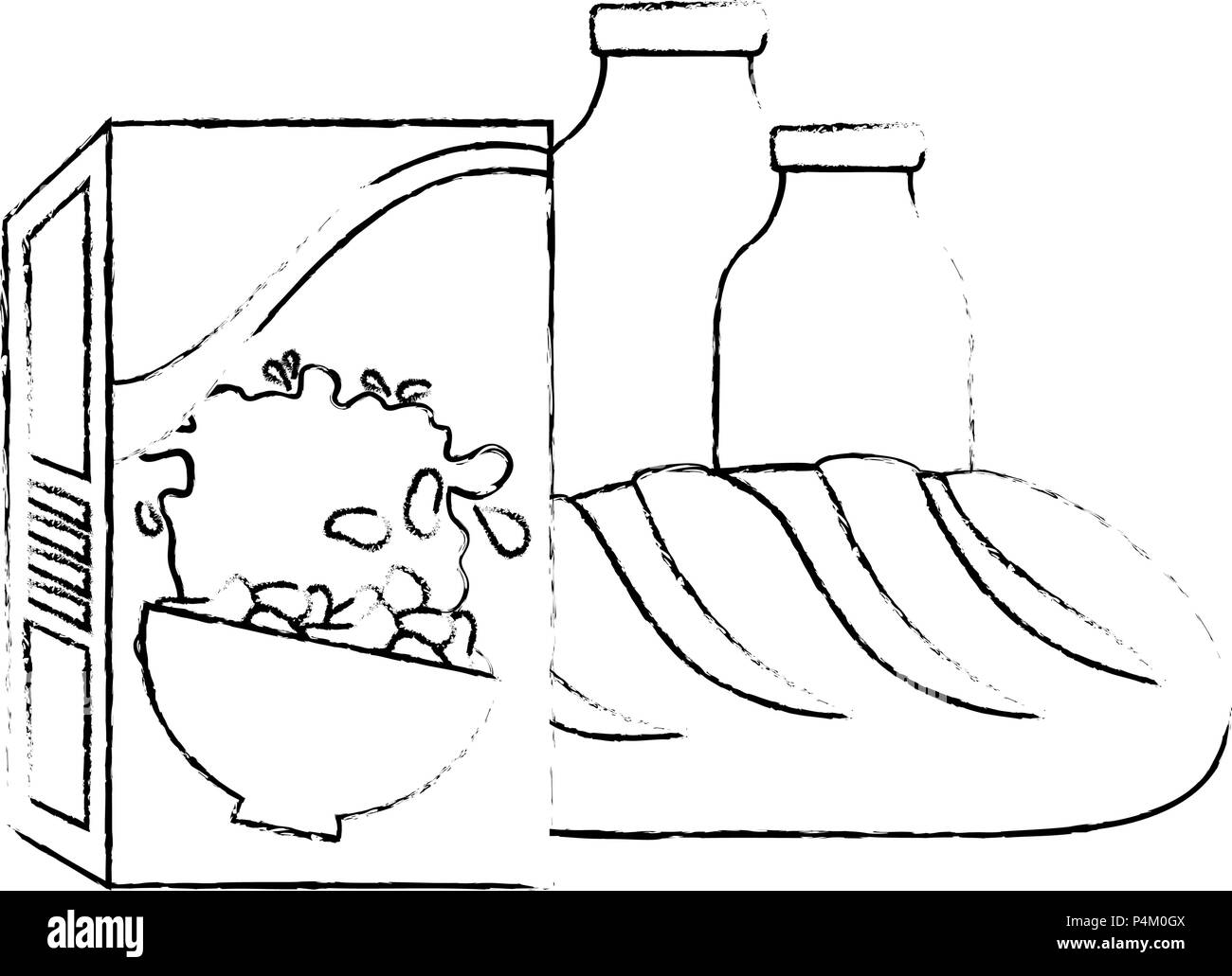 Breakfast cereal box cartoon -Fotos und -Bildmaterial in hoher ...