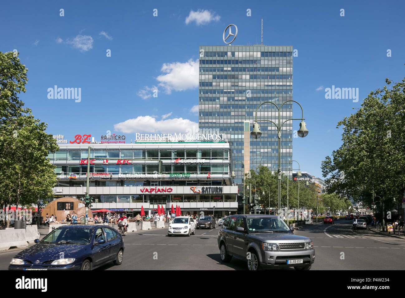 Berlin, Deutschland, Europa Center auf dem Breitscheidplatz in Berlin ...