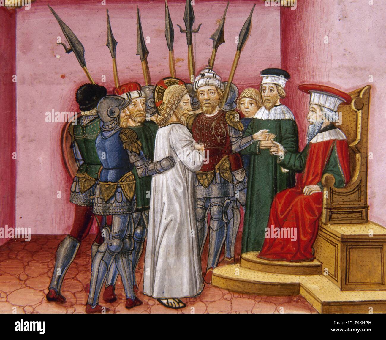 Jesus wurde von den soldaten verspottet -Fotos und -Bildmaterial in ...