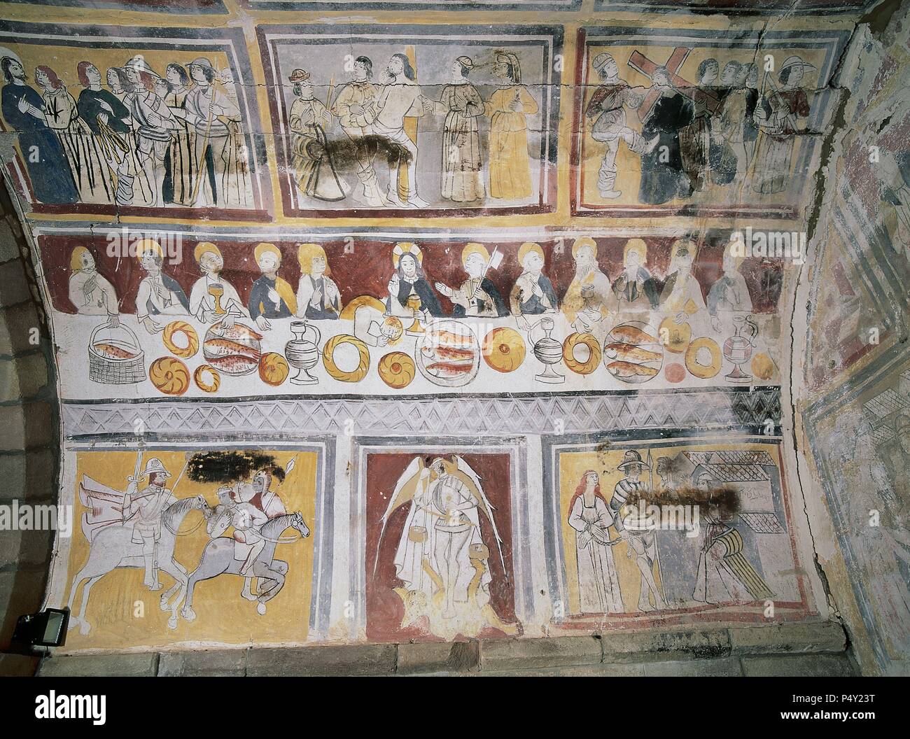 Nach dem mittelalter entstandene fresken aus dem 15 jahrhundert -Fotos und -Bildmaterial in ...