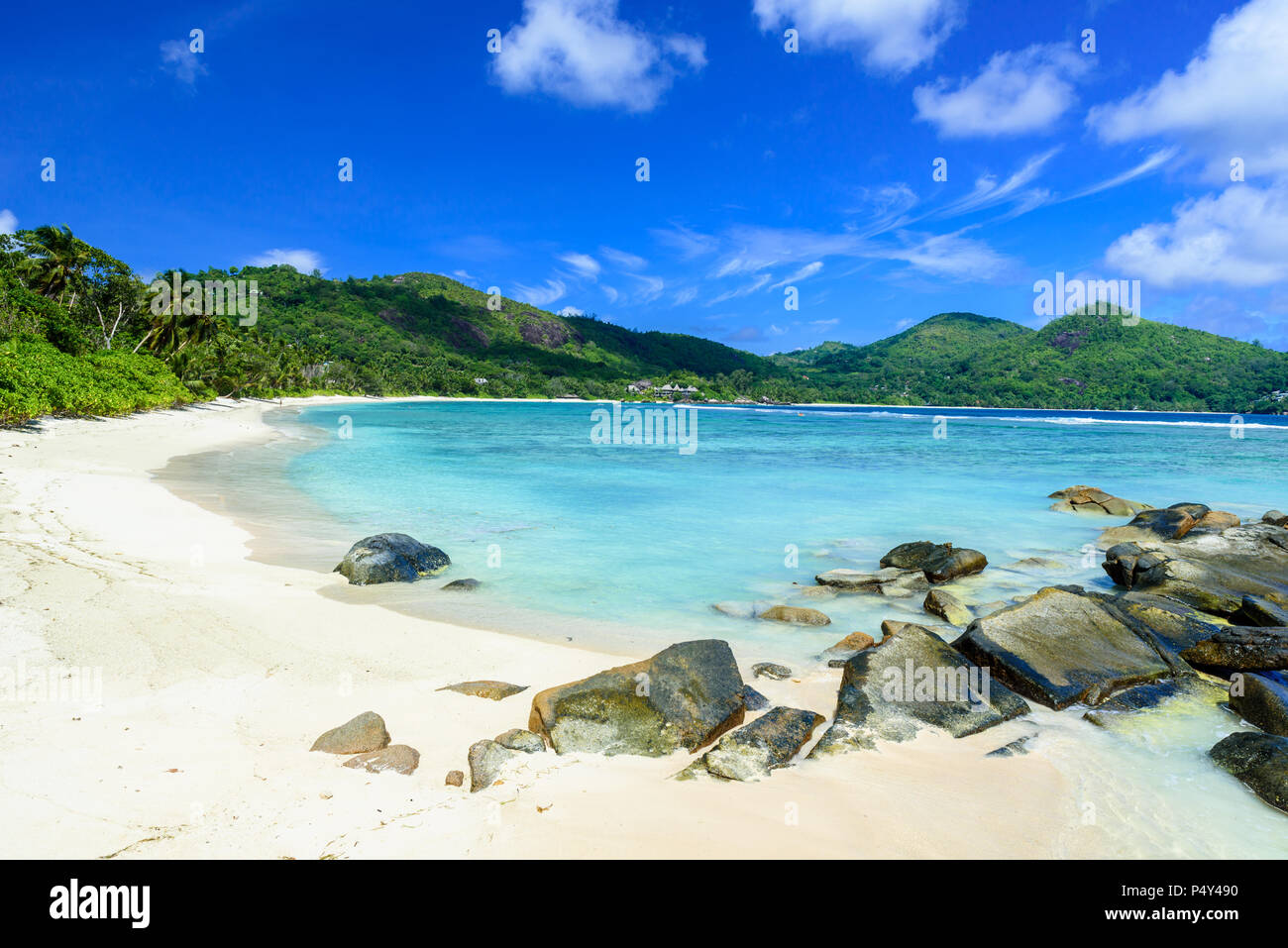 Petite Anse - wunderschöner Strand auf der Insel Mahe, Seychellen ...