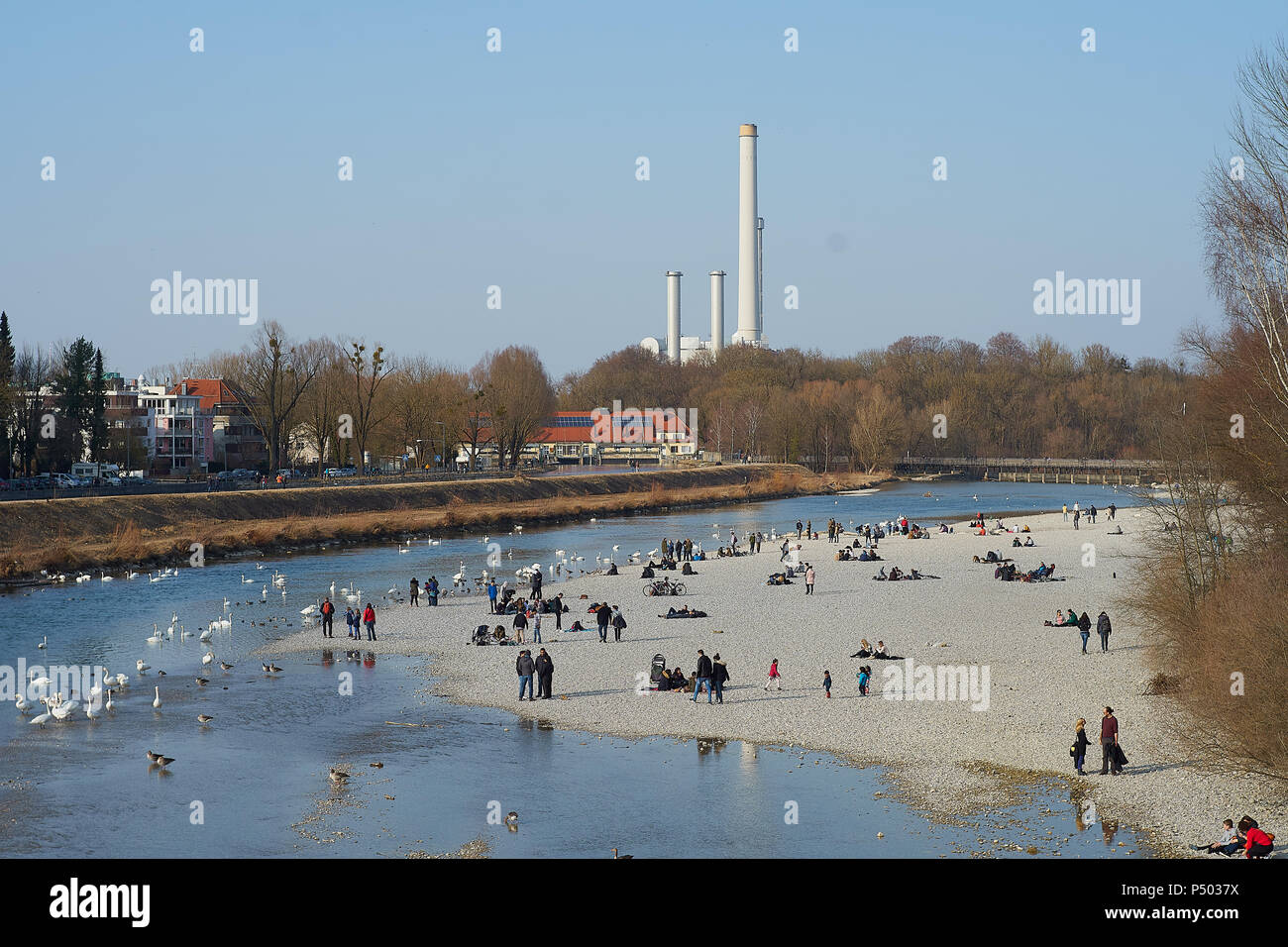 Flaucher at isar river -Fotos und -Bildmaterial in hoher Auflösung – Alamy