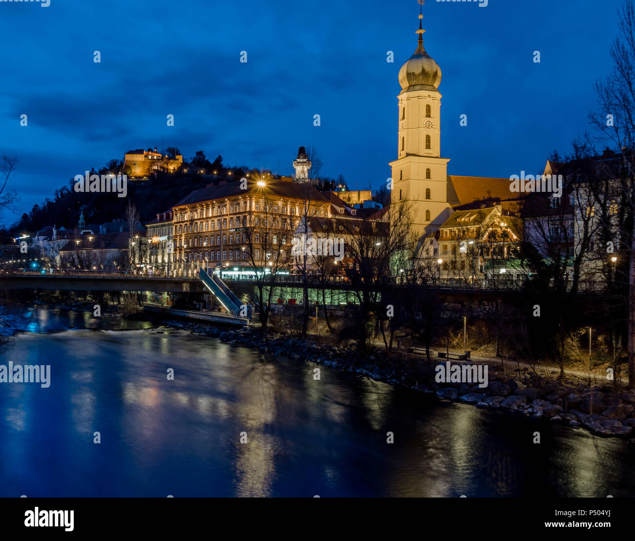Schlossberg Graz Austria Stockfotos und -bilder Kaufen - Alamy