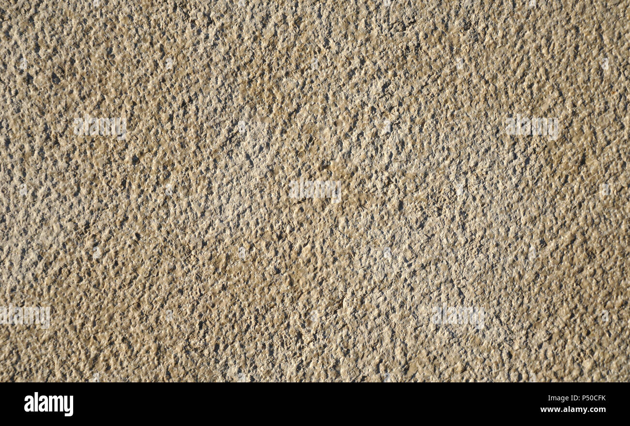 Wand aus Gips, Hintergrund in Braun- und Grautöne, Relief Bild, Stein ...