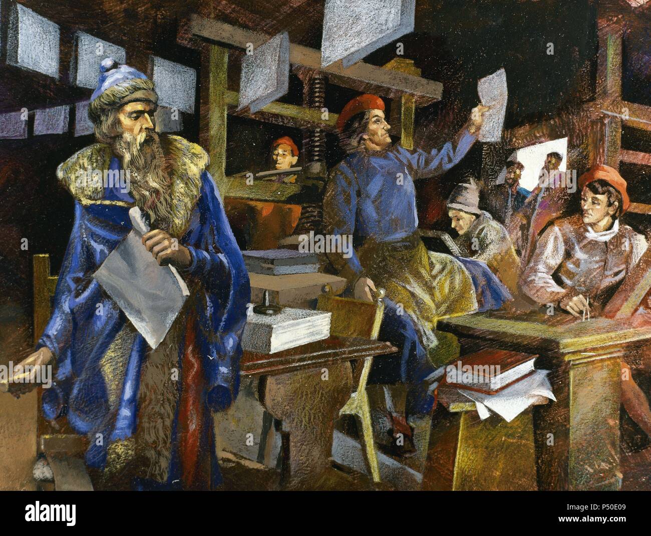 Medieval printer -Fotos und -Bildmaterial in hoher Auflösung – Alamy