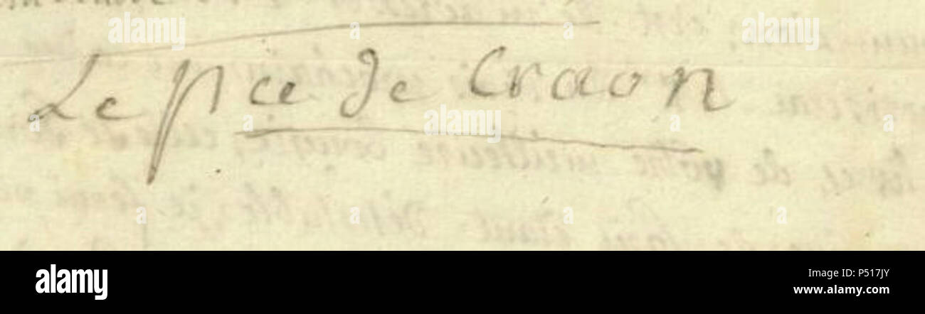 1786 Unterzeichnung des Charles juste de Beauvau 'Prince von Craon ...