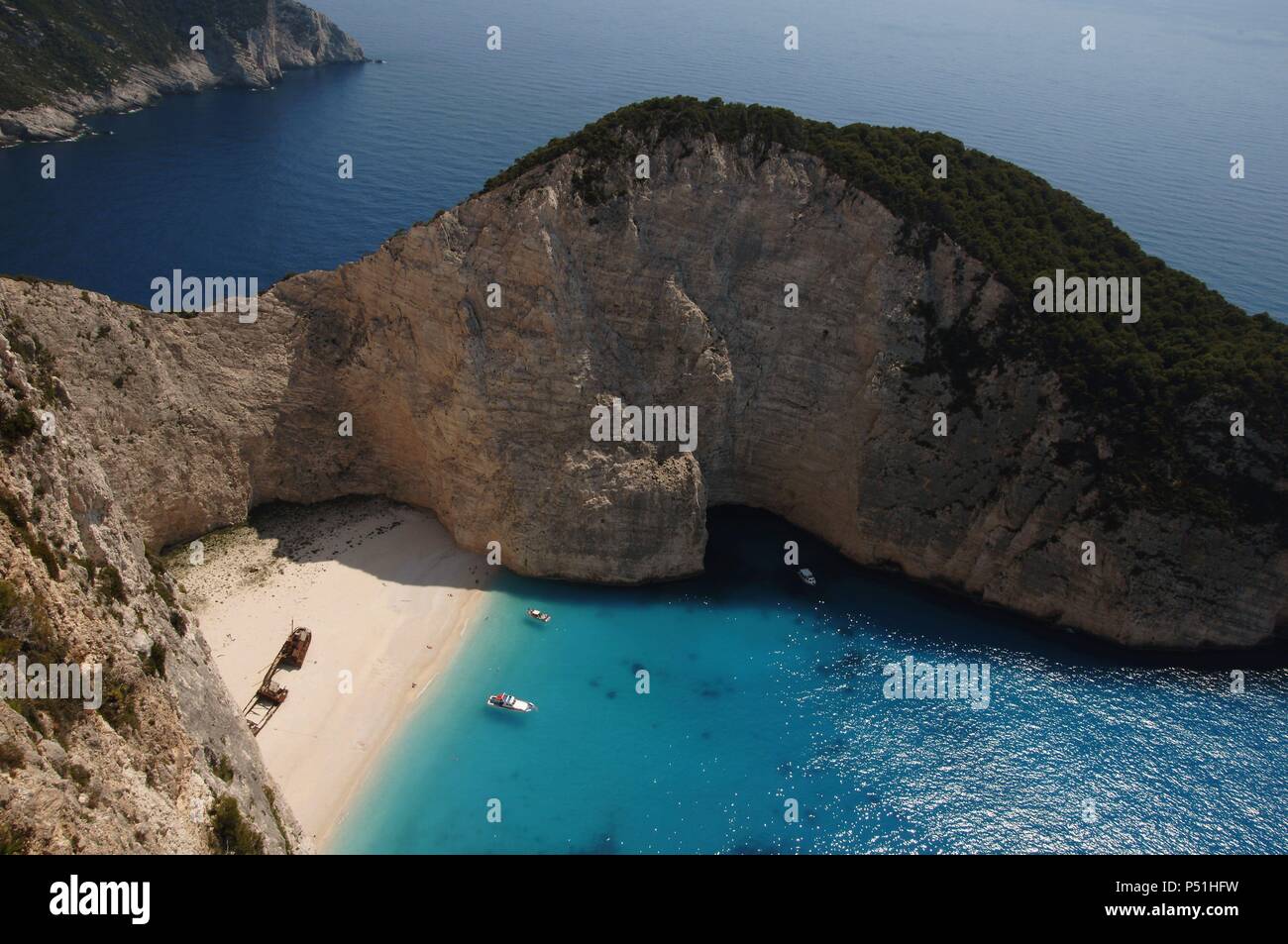 Griechenland. Insel Zakynthos. Navagio Strand. Ionischen Inseln ...