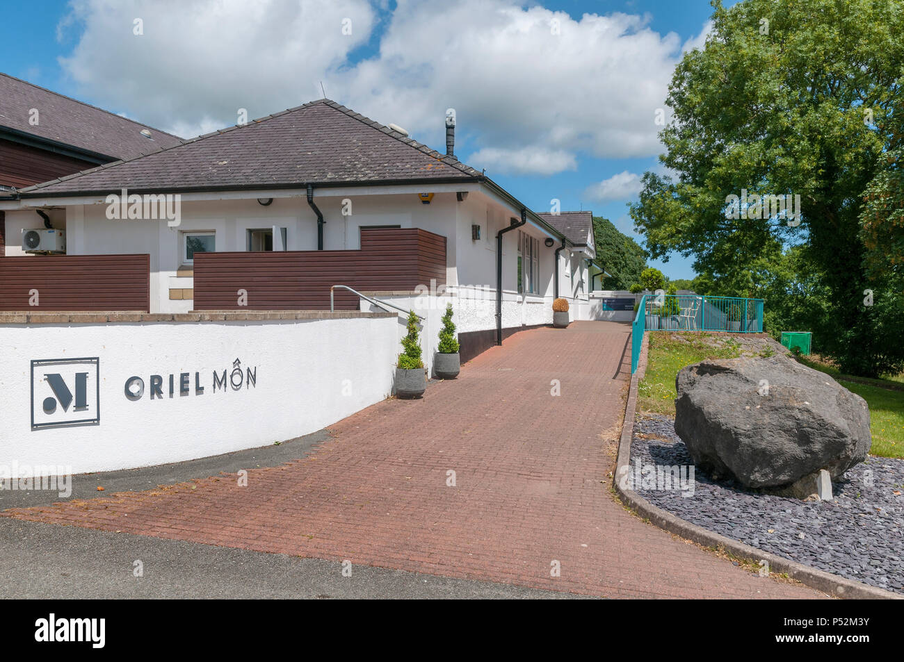 North Wales. Der Oriel Mon Kunstgalerie und Museum Llangefni Anglesey ...