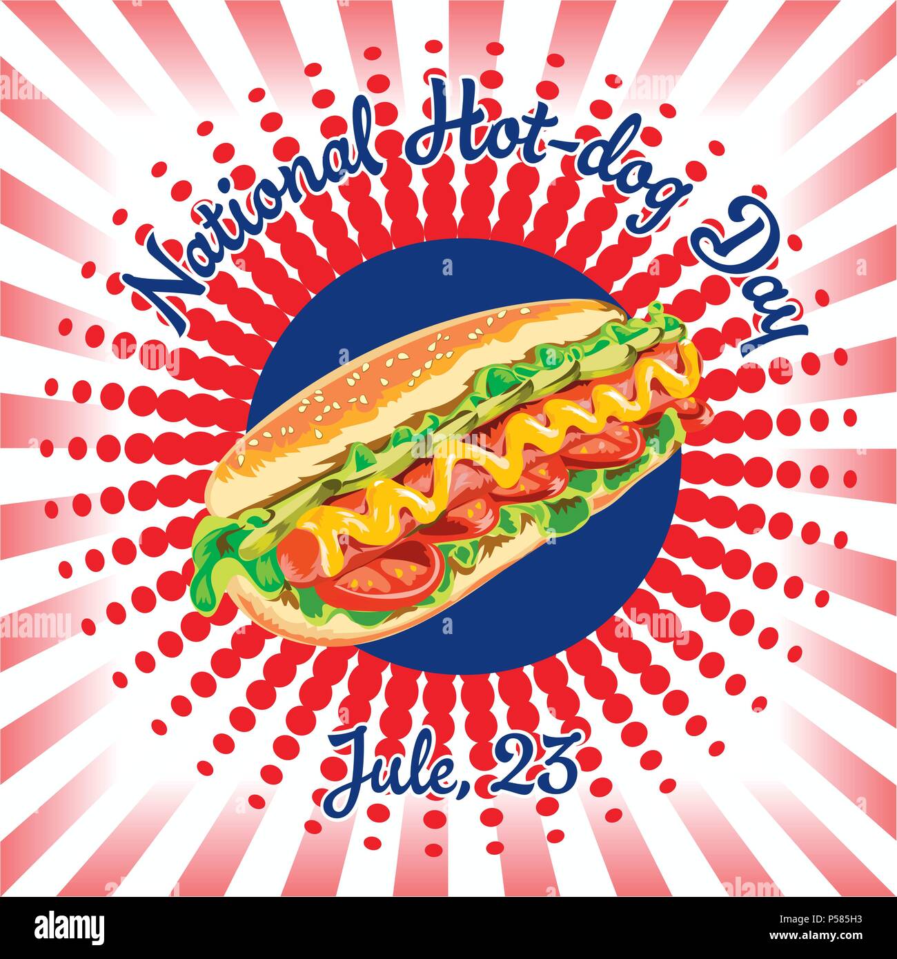 Hotdog hund cartoon -Fotos und -Bildmaterial in hoher Auflösung – Alamy