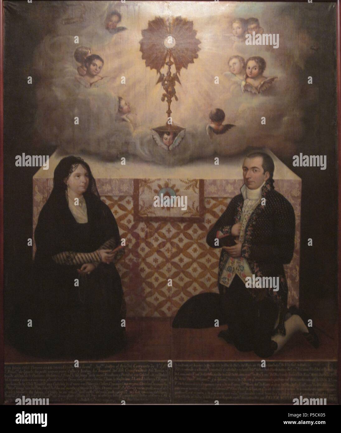 "Isidoro de la Fuente und seiner Frau", 1808, Öl auf Leinwand. Autor ...