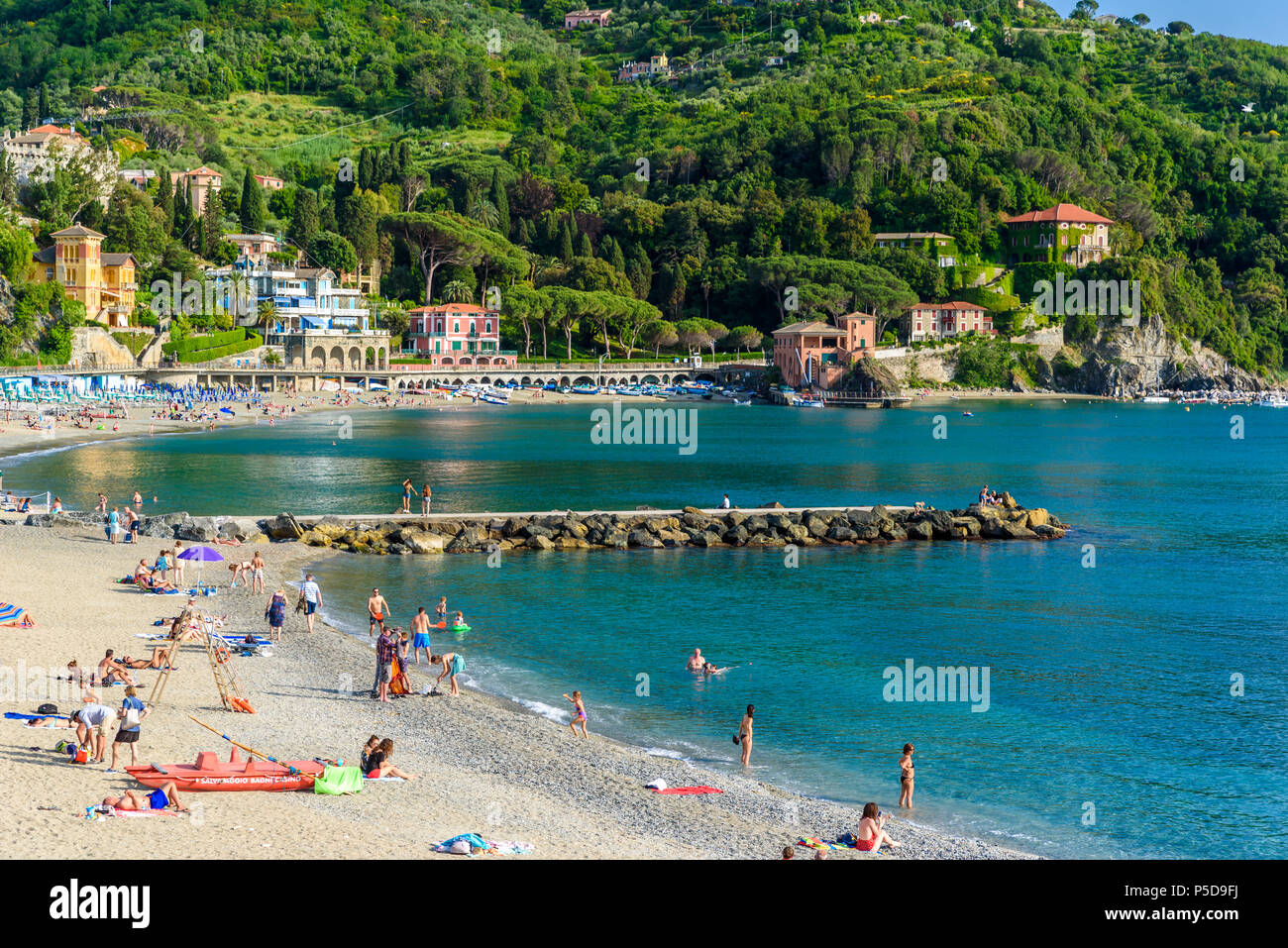 Levanto - Stadt in Ligurien, in der Nähe von Cinque Terre in Italien ...