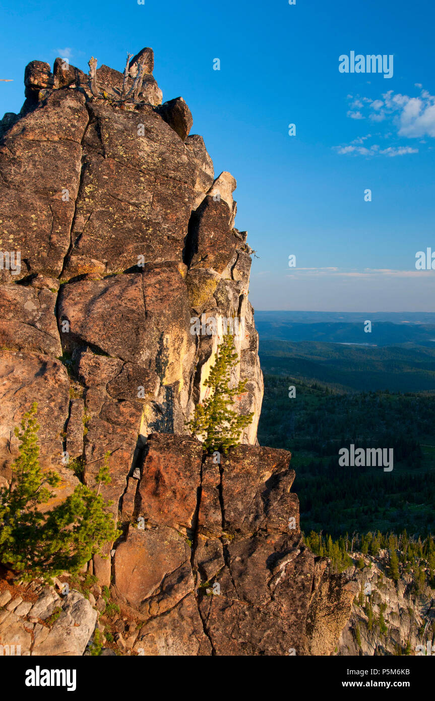 Ridgeline Monolith aus den Seen Lookout Trail, Elkhorn National Scenic ...
