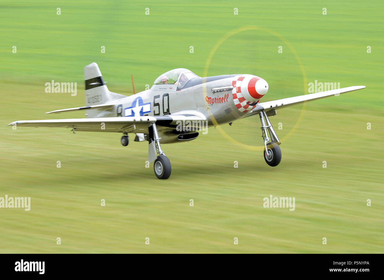 North American P-51D Mustang Marinell Zweiten Weltkrieg Jagdflugzeug ...