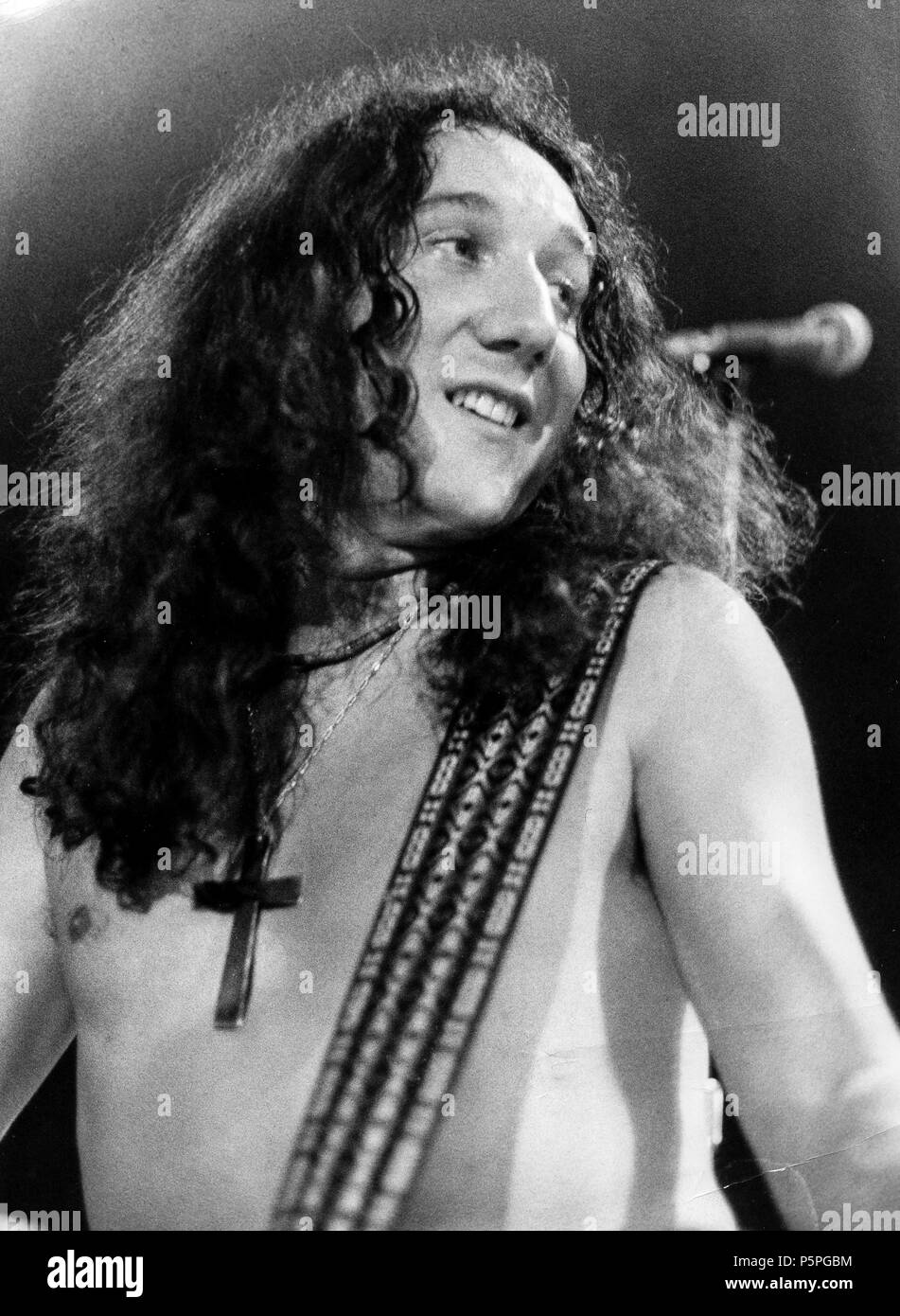 Mick box, Uriah Heep, London Music Festival 73, Alexandra Palace ...