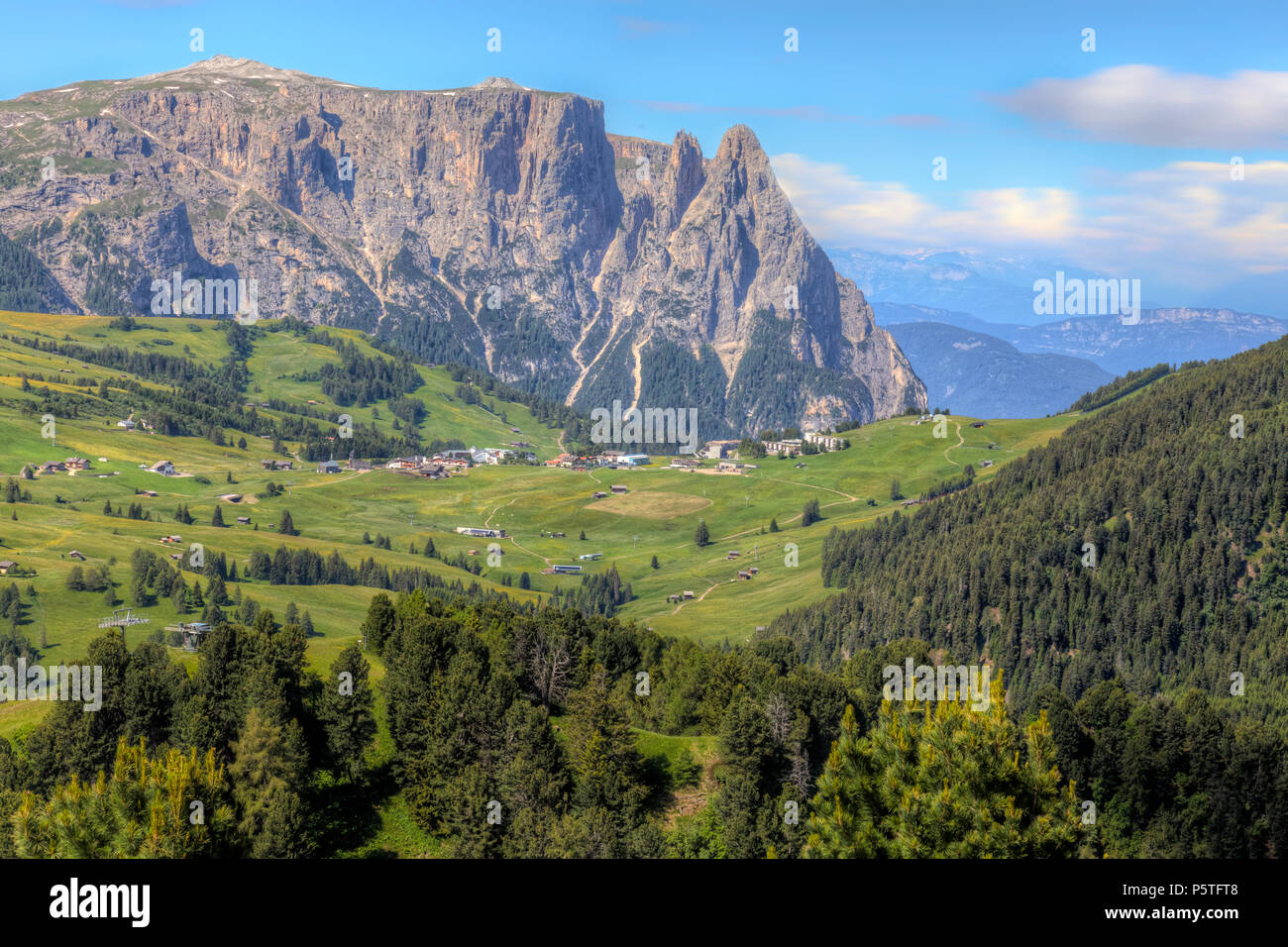 St. Ulrich in Gröden, Seiser Alm, Dolomiten, Trentino, Alto Adige ...