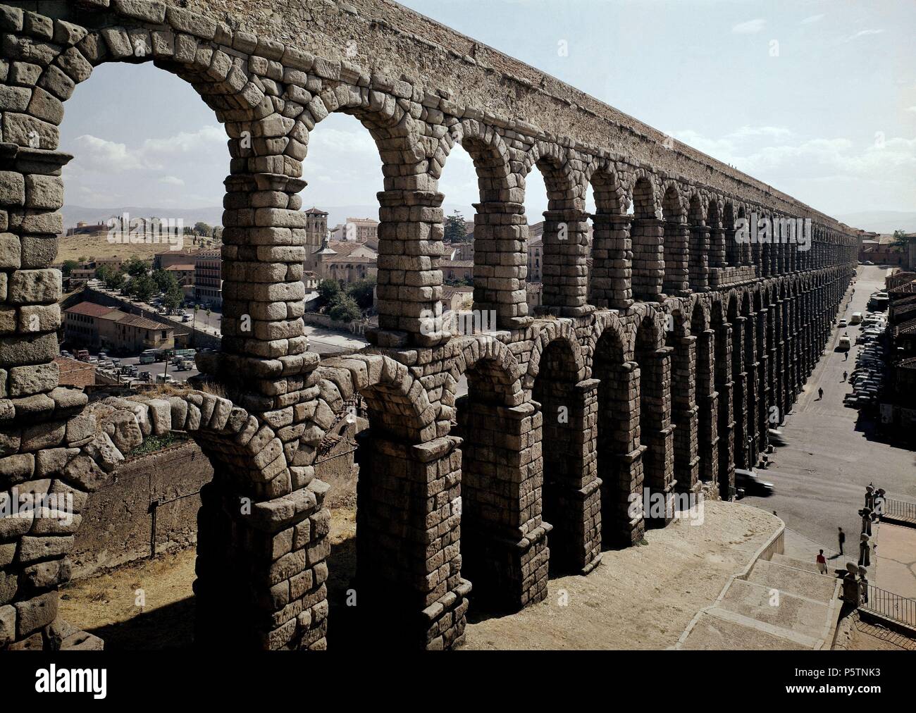 ACUEDUCTO ROMANO DE SEGOVIA - SIGLO I. LAGE: ACUEDUCTO Stockfotografie - Alamy