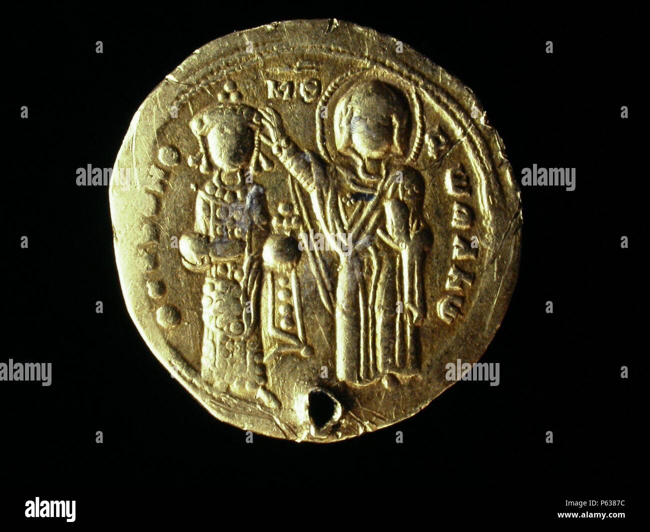 NUMISMATICA. MONEDA BIZANTINA. NOMISMA STAMENON DE ORO, DE ROMANO III ...