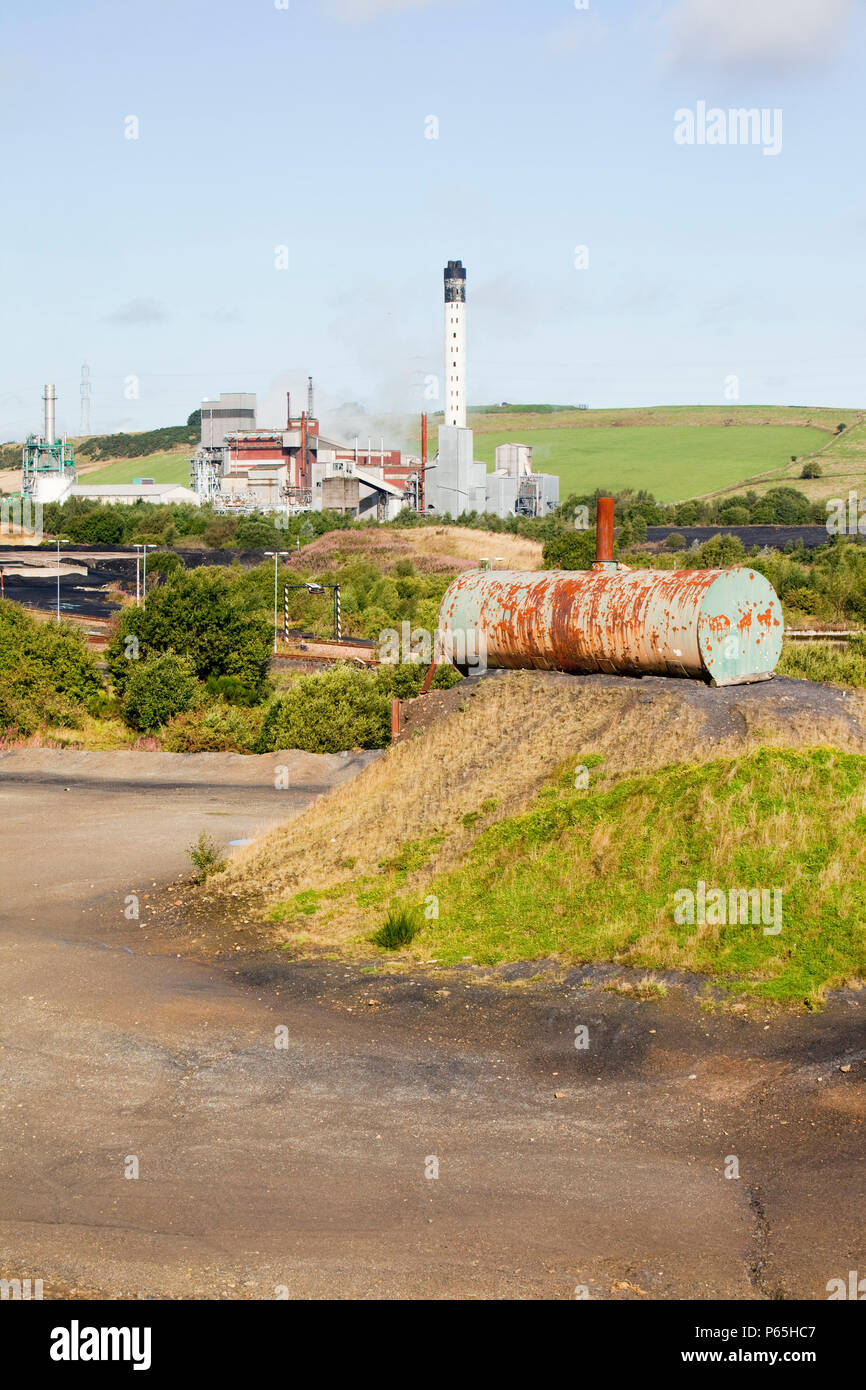 Fife power station ein Gasturbinenkraftwerk auf dem Gelände der ...