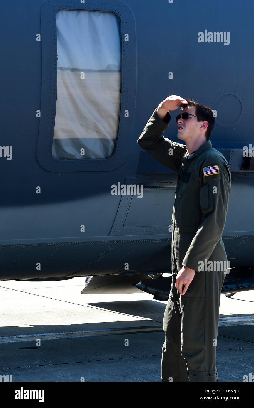 Ein US Air Force AC-130 U Spooky gunship spezielle Missionen aviator ...