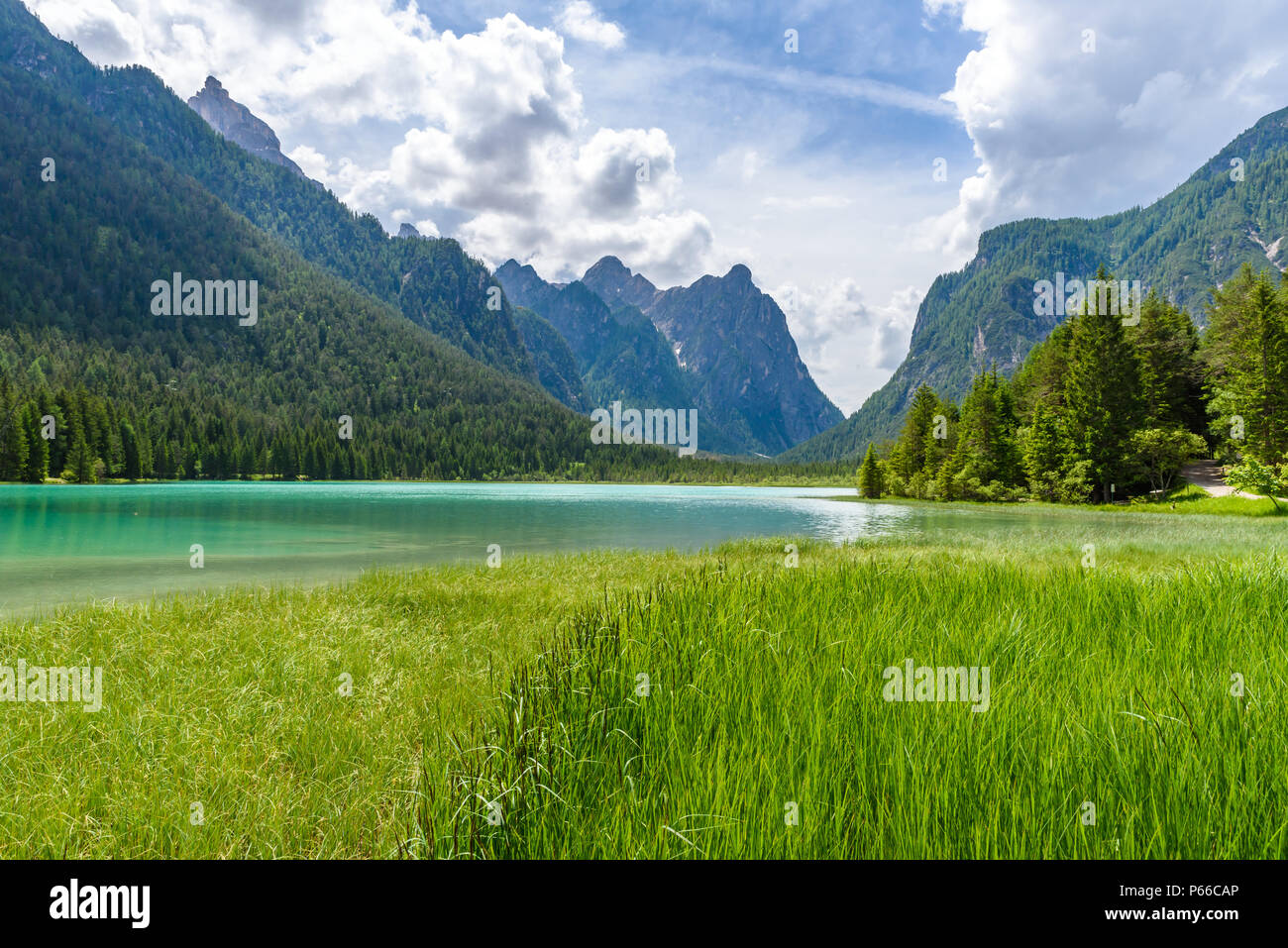 Toblacher See Stockfotos und -bilder Kaufen - Alamy