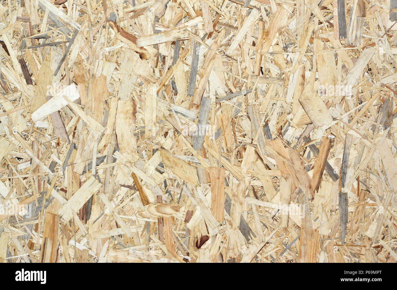 Textur von gelb Holz- OSB Platte hautnah Stockfotografie - Alamy