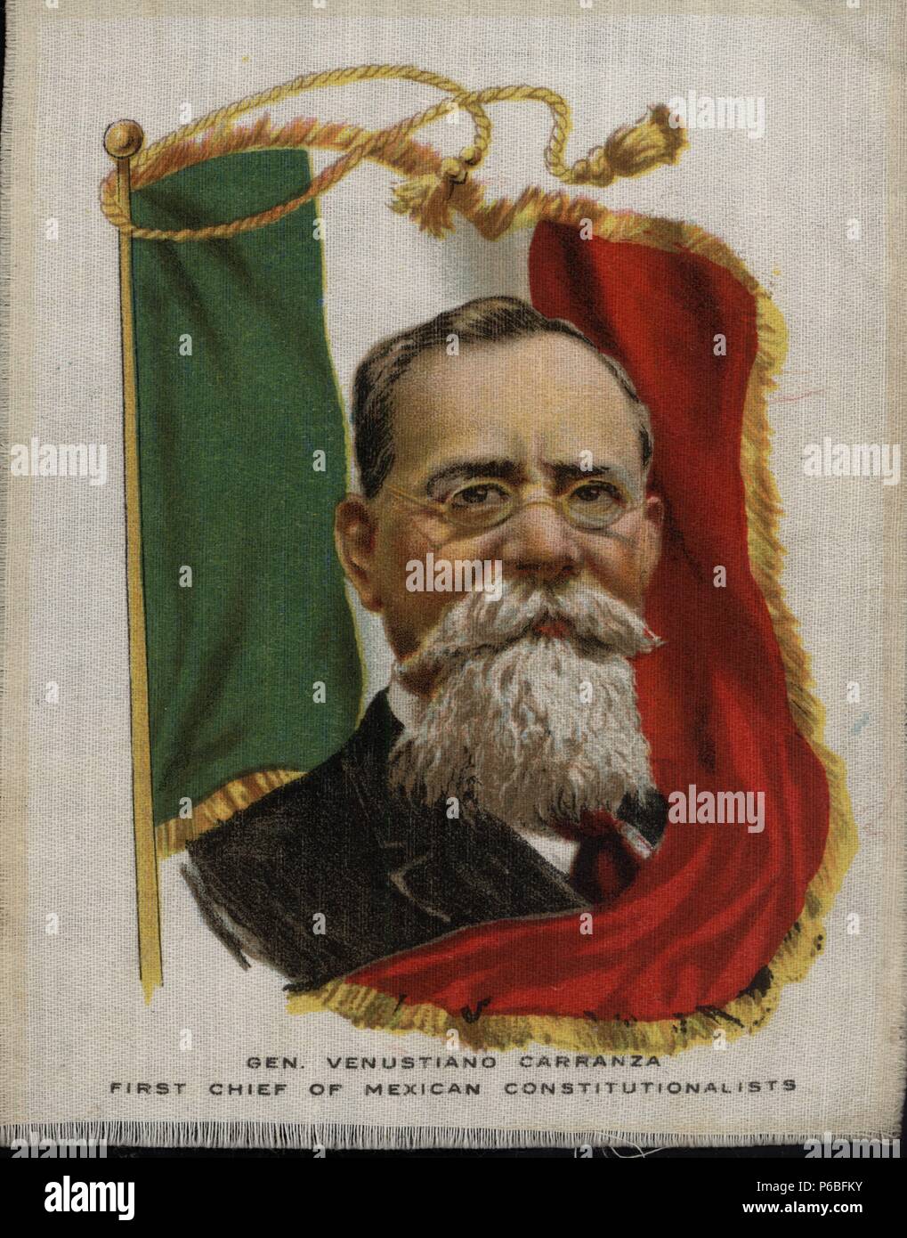 José Venustiano Carranza Garza (1859-1920), Presidente de México ...