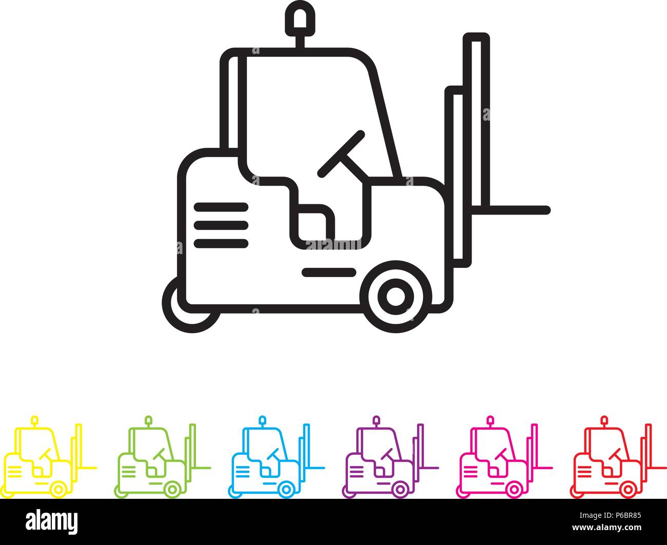 Gabelstapler icon -Fotos und -Bildmaterial in hoher Auflösung – Alamy