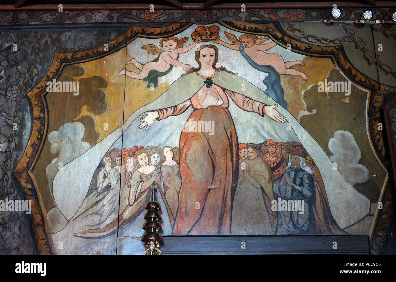 St. Barbara, eine Jungfrau und Märtyrerin, einen Schutz der Bergleute ...