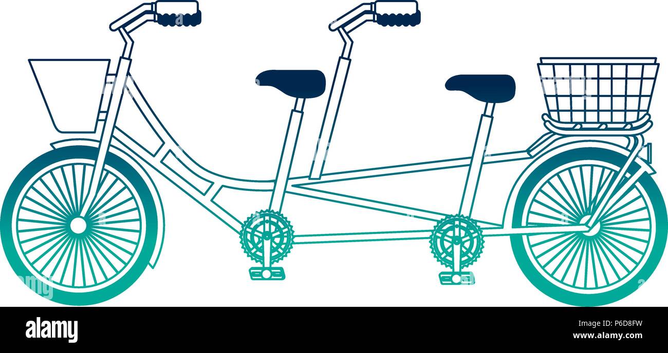 Tandem fahrrad symbol -Fotos und -Bildmaterial in hoher Auflösung – Alamy