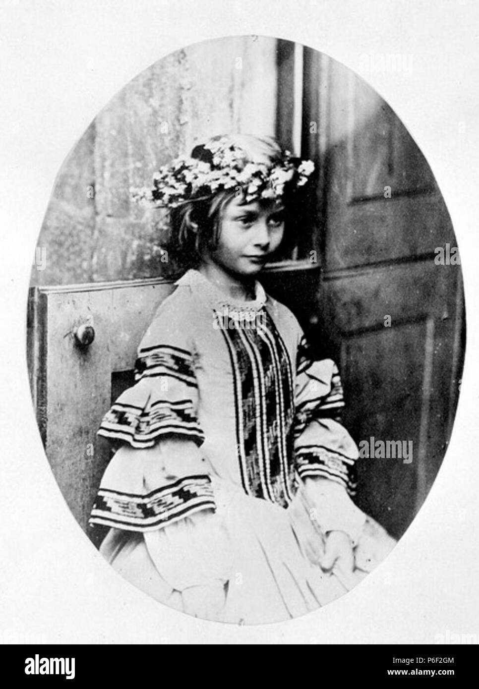 Alice Liddell als "die Königin des Mai: Dies wurde entweder ...