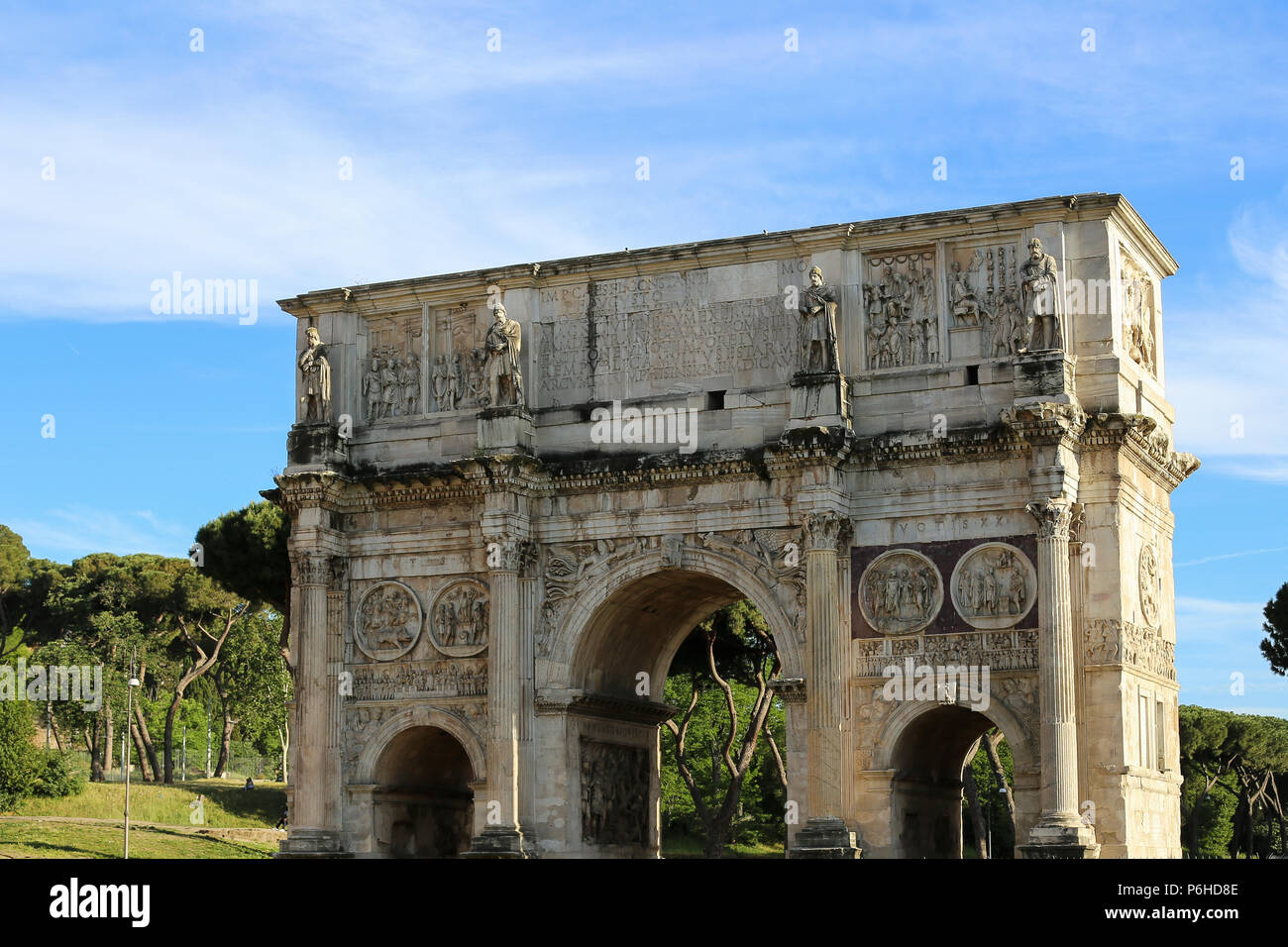 Alte Konstantinsbogen in Rom, Italien Stockfotografie - Alamy