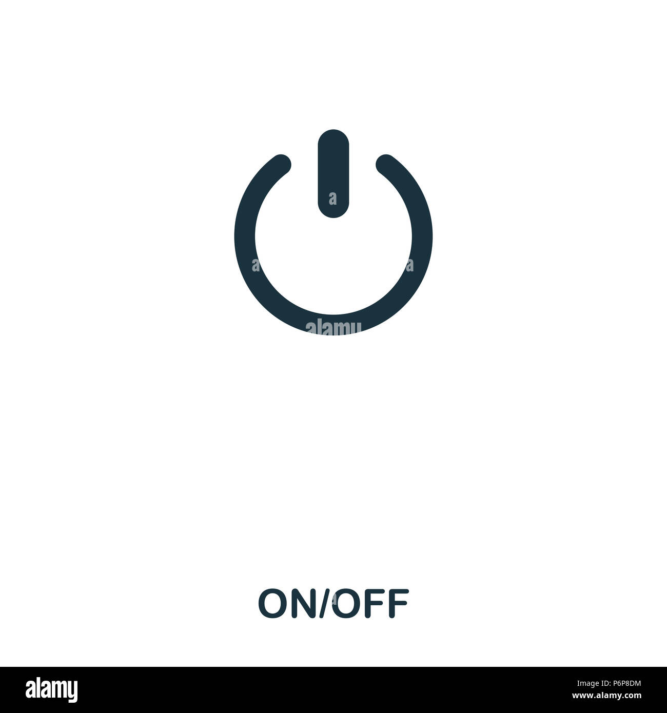 Auf das Symbol. Line Style Icon Design. UI. Abbildung: Auf das Symbol ...