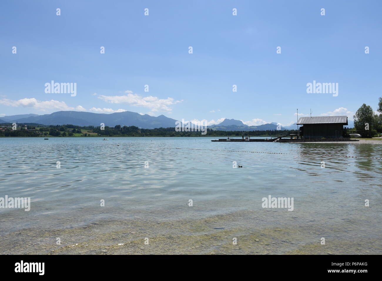 Simssee bei Rosenheim in Bayern Stockfotografie - Alamy