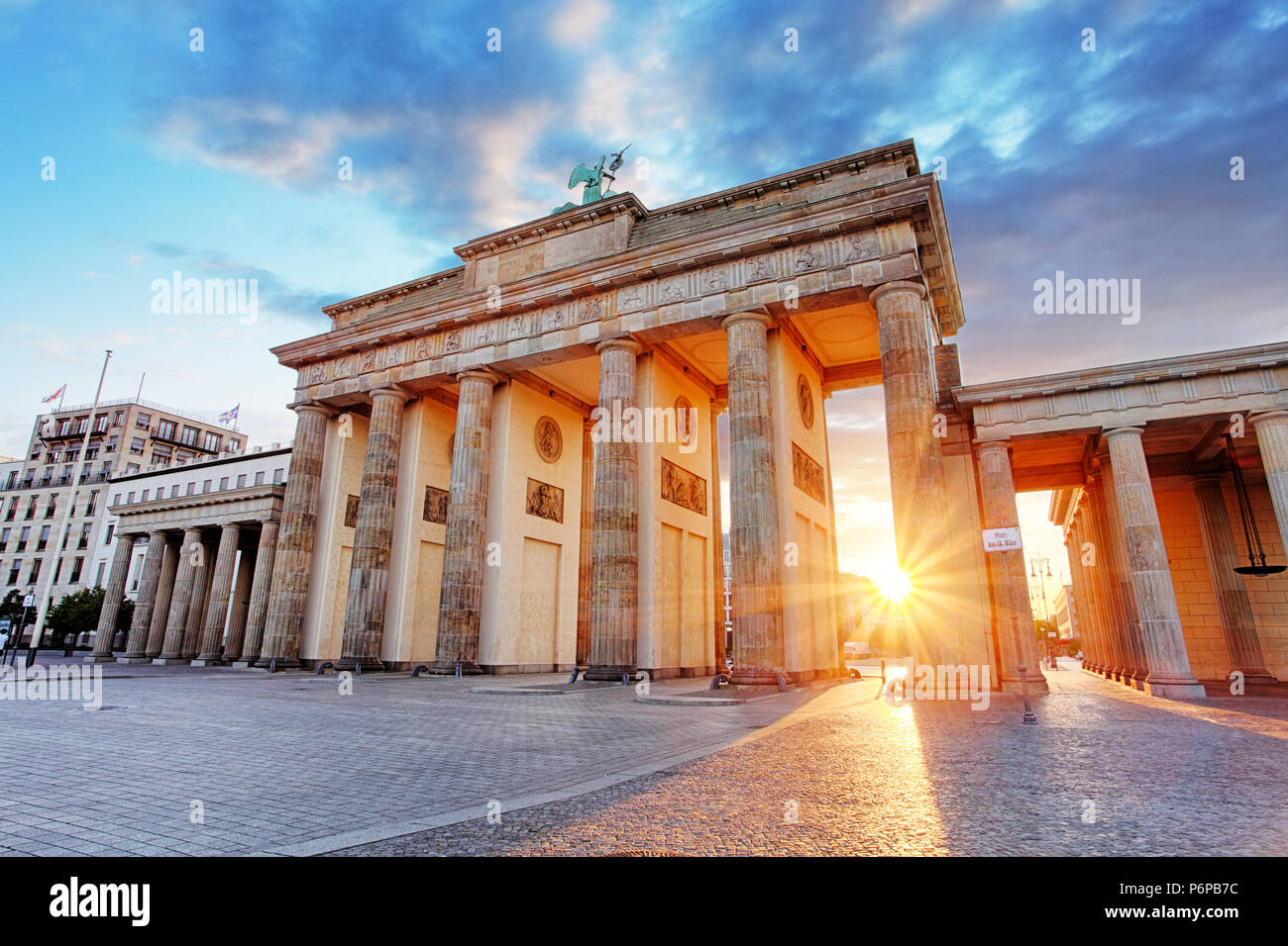 Berlin, Brandenburger Tor, Deutschland Stockfotografie - Alamy
