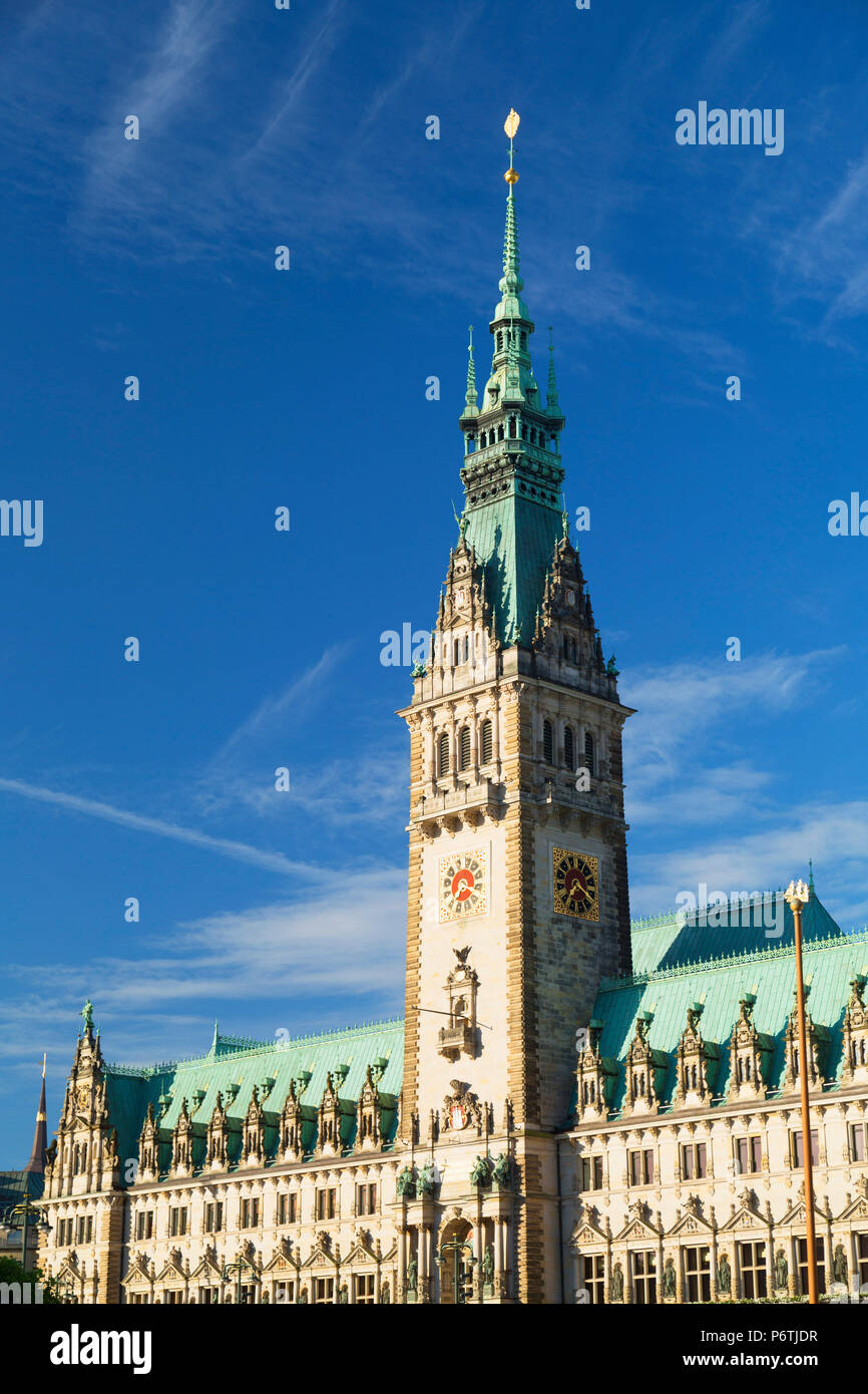 Rathaus (Town Hall), Hamburg, Deutschland Stockfotografie - Alamy
