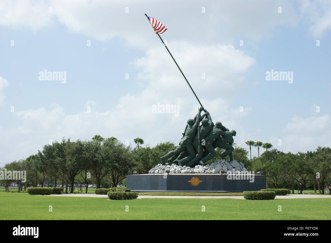 Iwo Jima Denkmal an den Marine Military Academy in Harlingen, TX ...