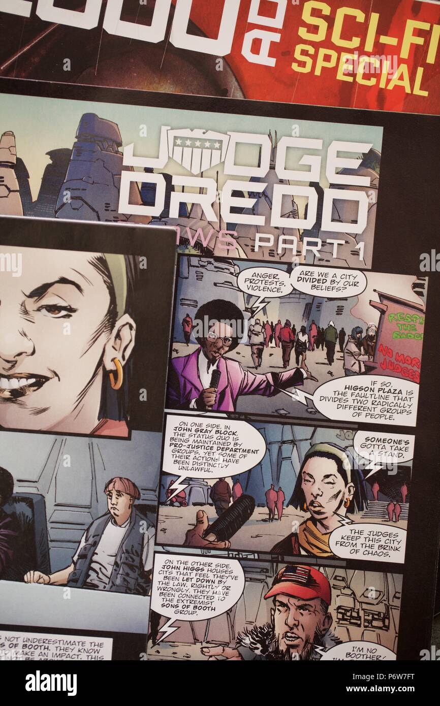 2000 ad comic Stockfotos und -bilder Kaufen - Alamy