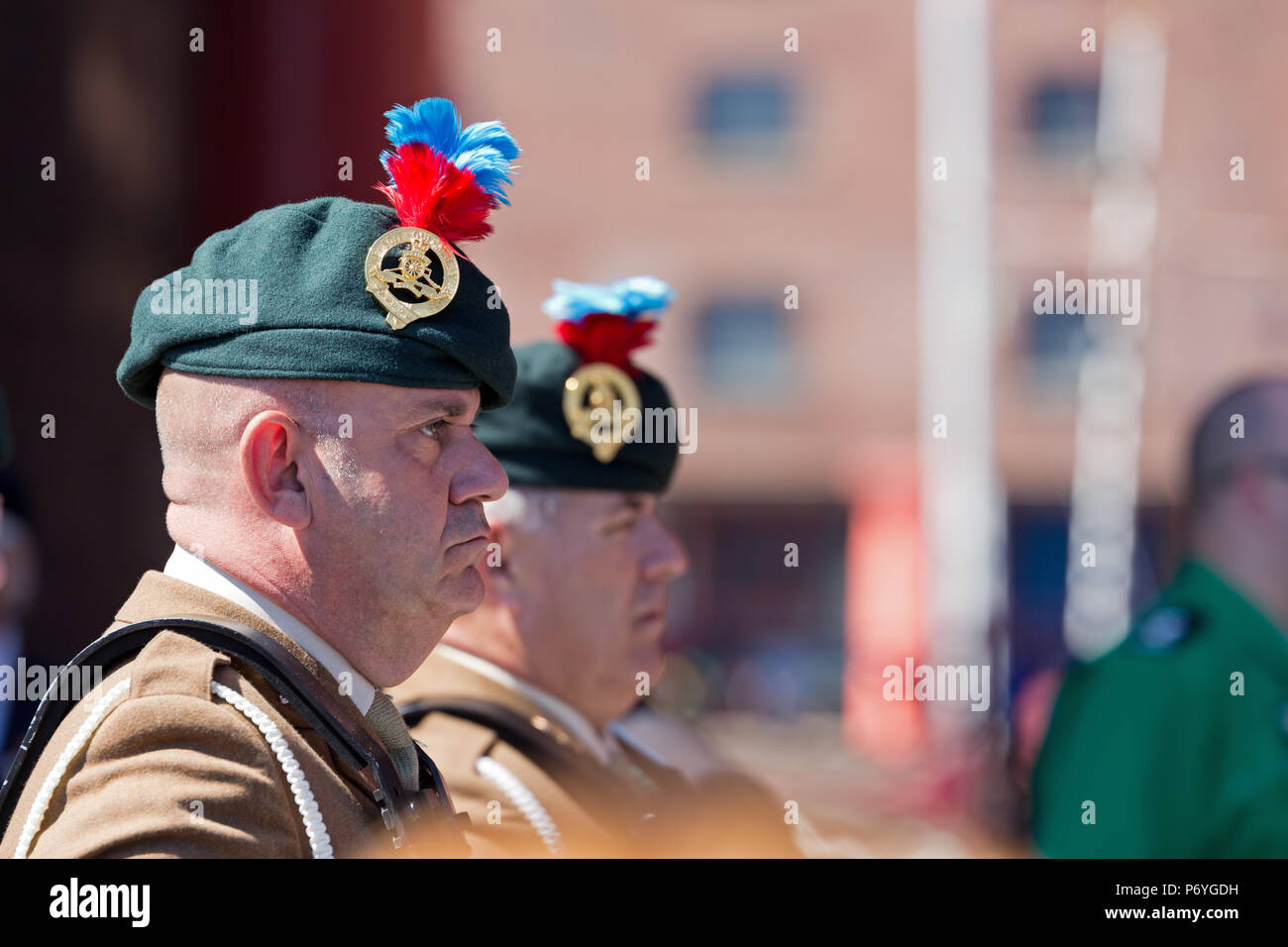 103 regiment royal artillery pipes and drums -Fotos und -Bildmaterial ...