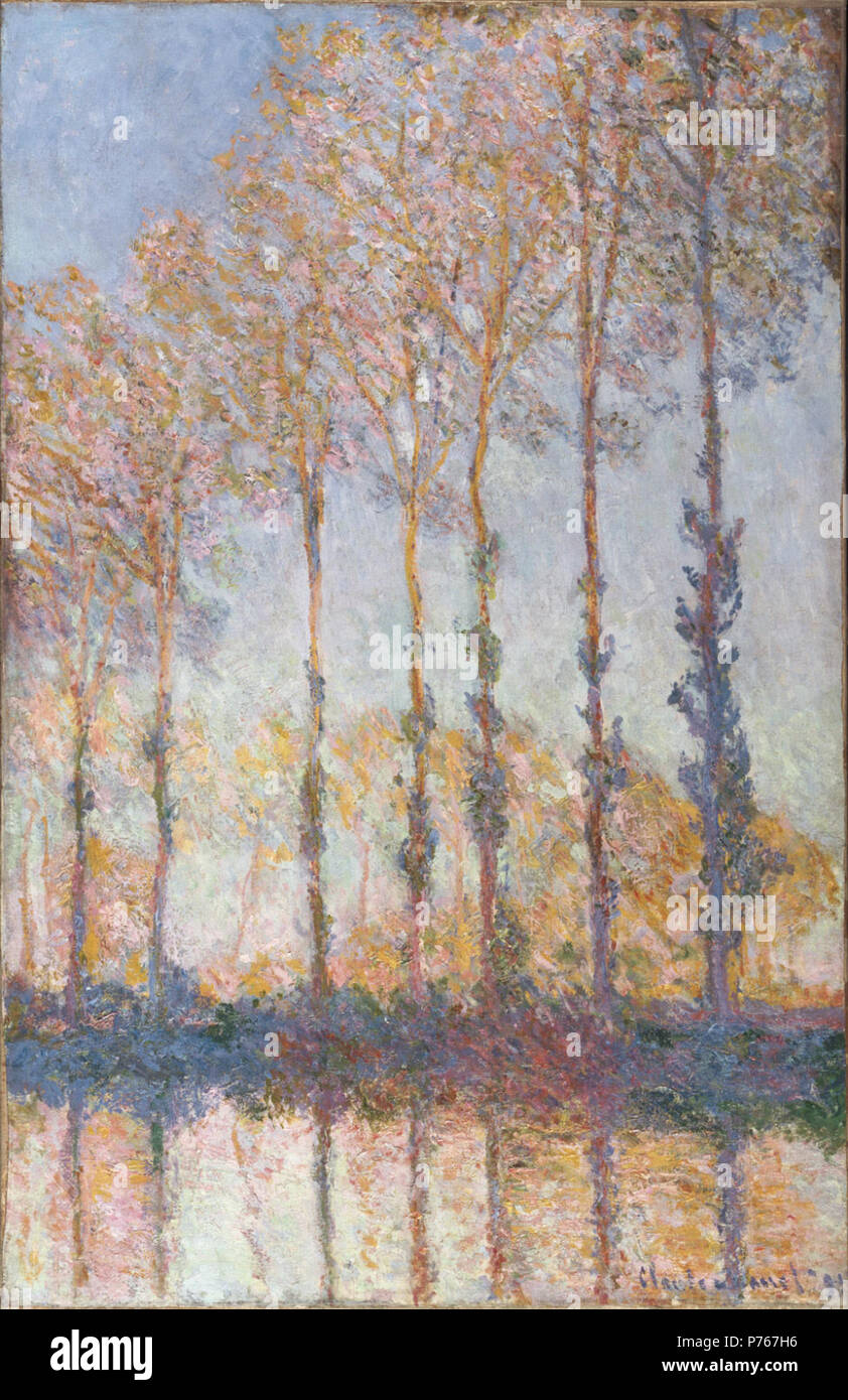 Pappeln auf der epte 1891 claude monet -Fotos und -Bildmaterial in hoher Auflösung – Alamy