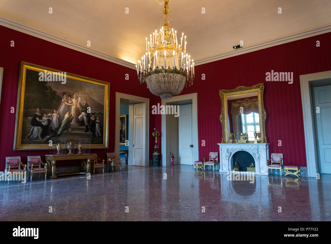 Capodimonte National Art Museum, Royal Apartment, Neapel, Italien Stockfotografie - Alamy