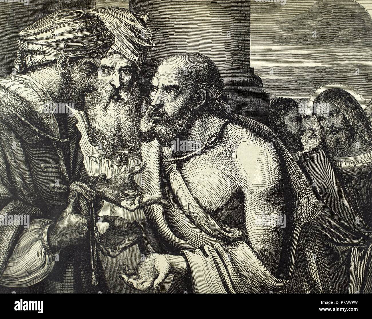 Judas Iskariot. Einer der 12 Jünger Jesu Christi. Verrat an Jesus, dem ...