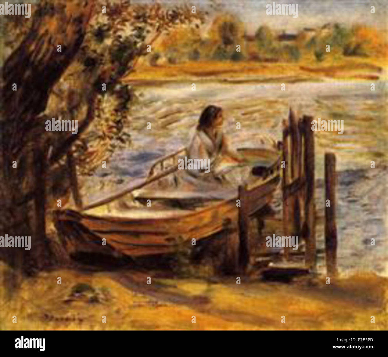 Die Arbeit von Pierre-Auguste Renoir. Vor 1919 74 Renoir-Junge-Frau-in ...