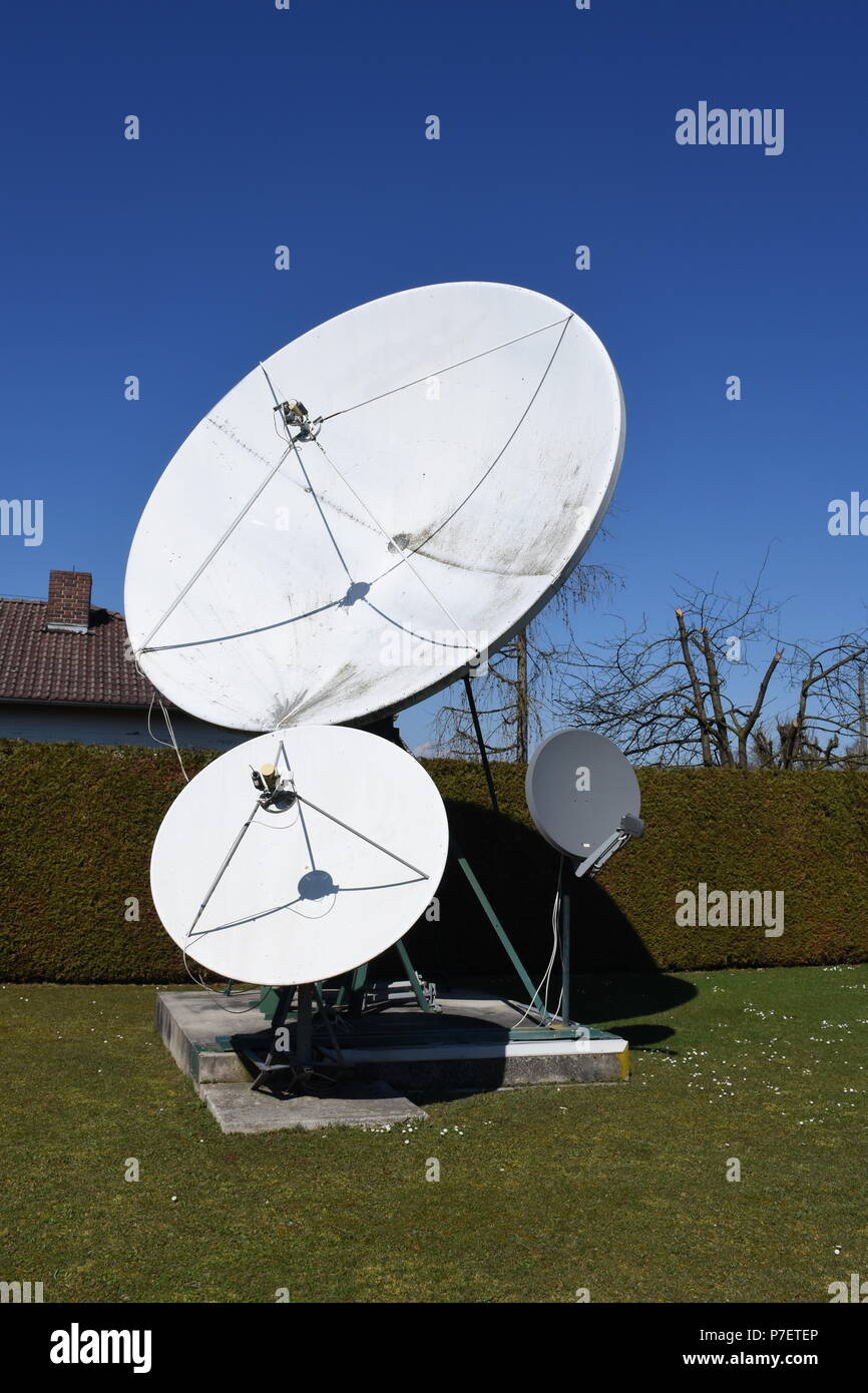 Satellitenantenne, Satellitenantennen, Parabolantenne, Offsetantenne ...