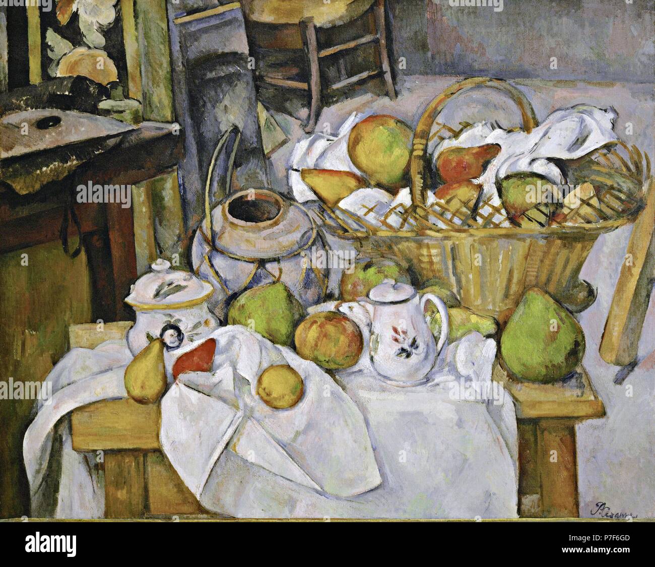 Stillleben mit korb paul cezanne -Fotos und -Bildmaterial in hoher ...