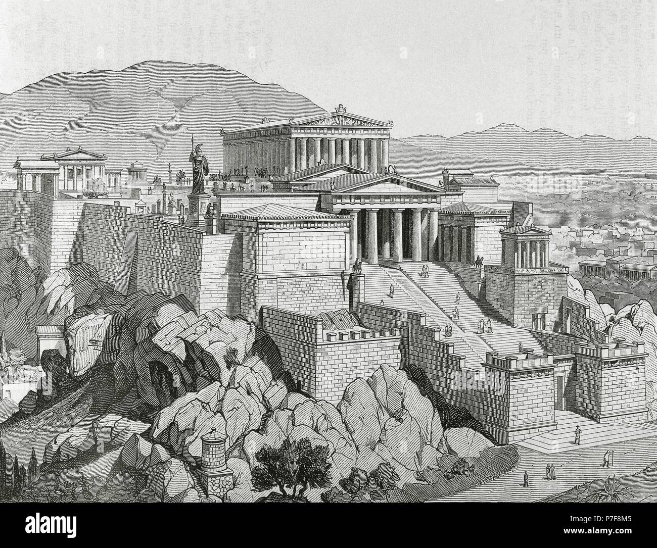 Athens engraving -Fotos und -Bildmaterial in hoher Auflösung - Seite 3 ...