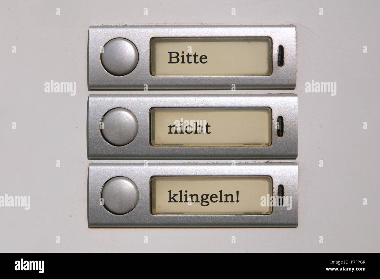 Bitte klingeln -Fotos und -Bildmaterial in hoher Auflösung – Alamy